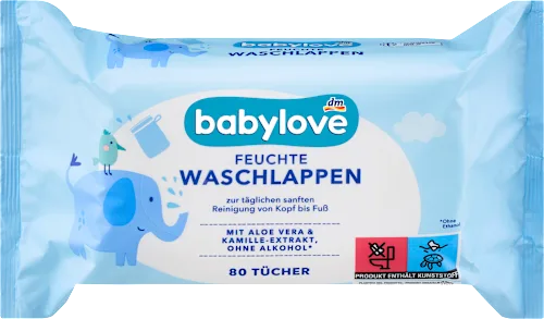 babylove
Vlažne krpice za pranje, 80 kom