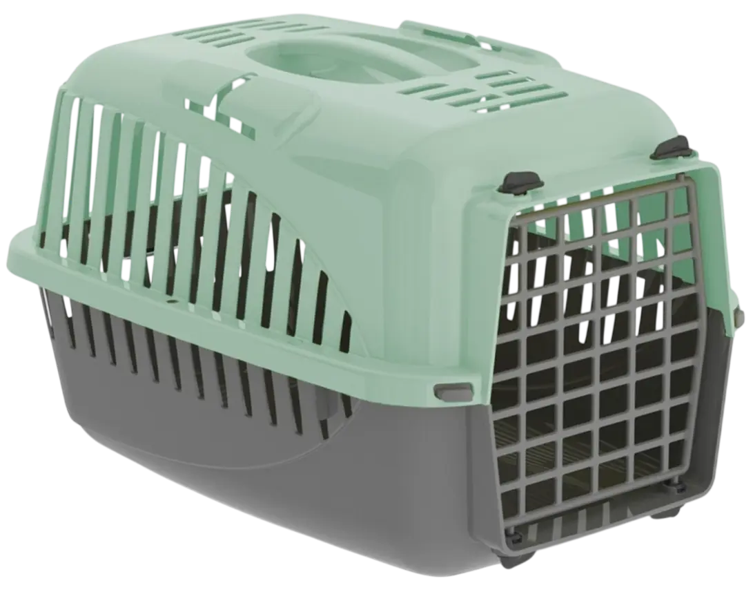 PetMax Transporter Crossland 2, 55x36x35 cm, Zeleni