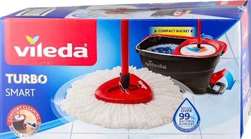 vileda
TURBO SMART set za čišćenje podova (kanta, krpa i džoger), 1 kom