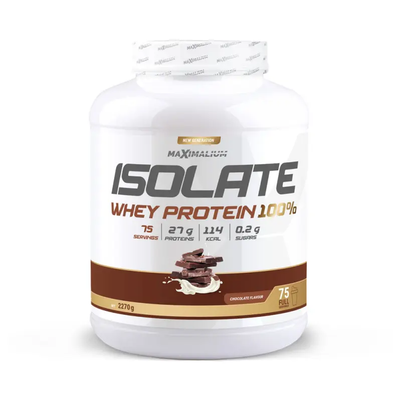 Maximalium Whey Protein Isolat, Čokolada, 2270g