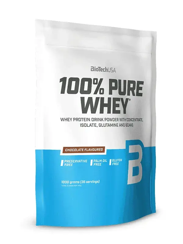 BioTechUSA Whey Protein 100% Pure, Čokolada, 1kg