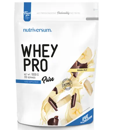 PurePro Whey protein, Banana split, 1000g