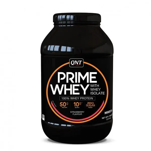 Qnt Whey Protein Prime, Jagoda, 908g