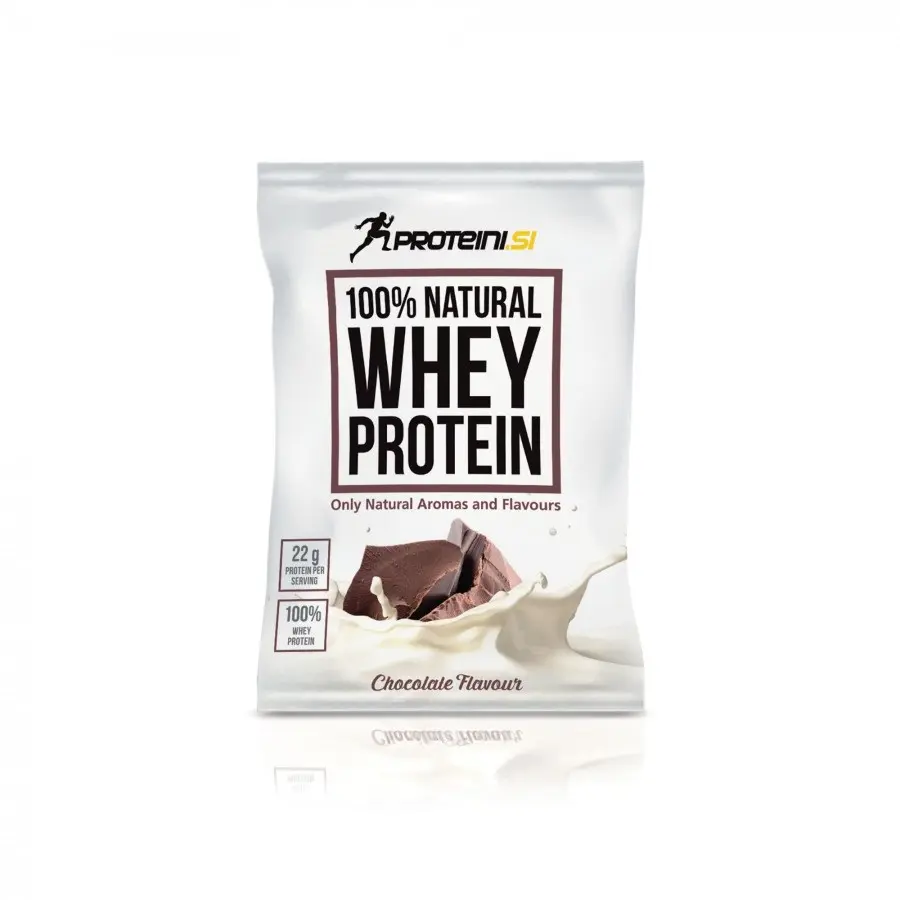 Proteini.si Whey protein 100% natural, Čokolada, 30 g