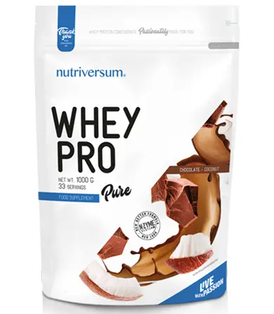 PurePro Whey protein, Čoko-kokos, 1000g
