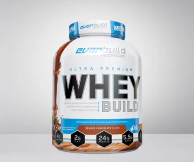 Everbuild Nutrition Whey Protein Build, Čokolada, 2.27kg