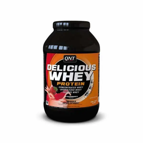 Qnt Delicious Whey Protein, Jagoda, 908g