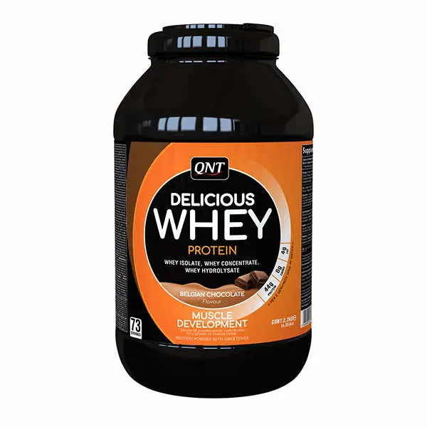 Qnt Delicious Whey Protein, Čokolada, 2.2kg