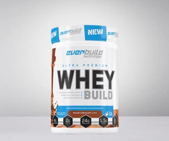 Everbuild Nutrition Whey Protein Build, Čokolada, 454g