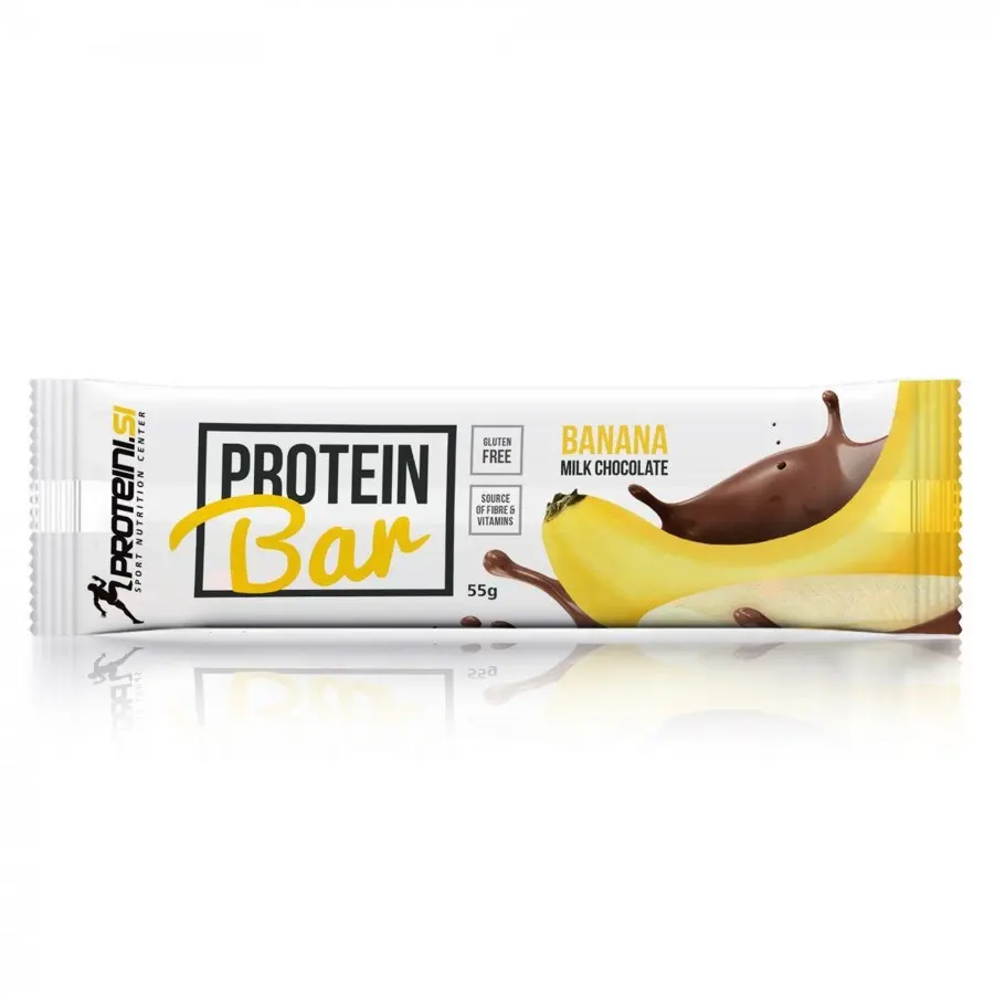 Proteini.si Proteinska čokoladica, Bananas i mlečna čokolada, 55g