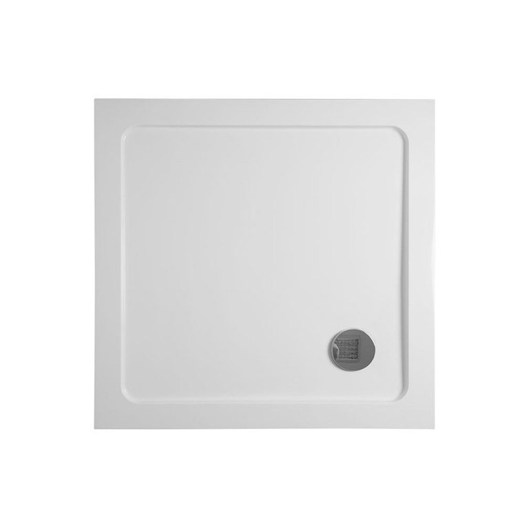 Tus kada 80×80 LONDON 80 ugradna tus kada plitka liveni mermer