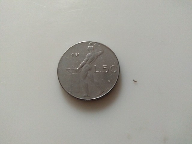 50 lira Italija, 1981.