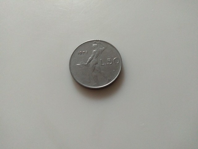 50 lira Italija, 1972.