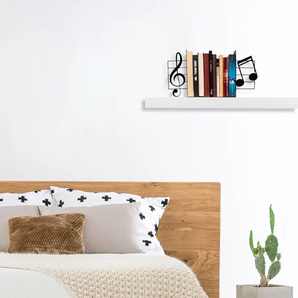 Aberto Design Kitap tutucu 18 Graničnik za knjige, Crni
