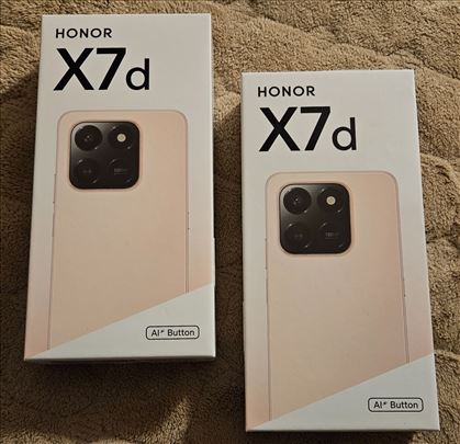 Honor X7d, 8/256GB, crni, nov