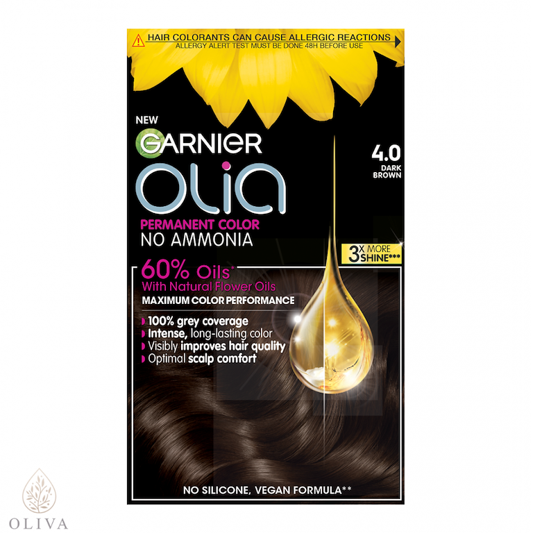 GARNIER OLIA 4.0 BOJA ZA KOSU TAMNO SMEĐA