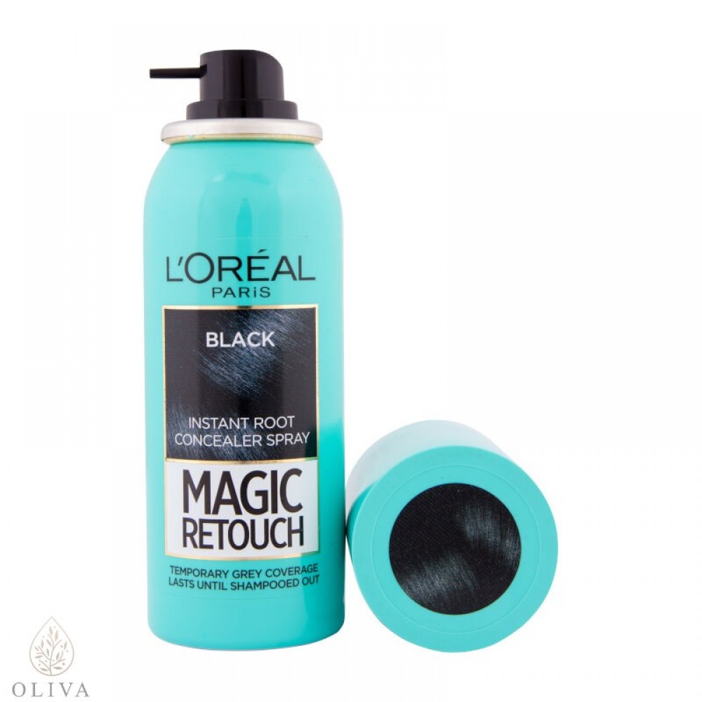 L'OREAL PARIS MAGIC RETOUCH SPREJ ZA PRIVREMENO PRIKRIVANJE IZRASTKA 1 BLACK 75ML