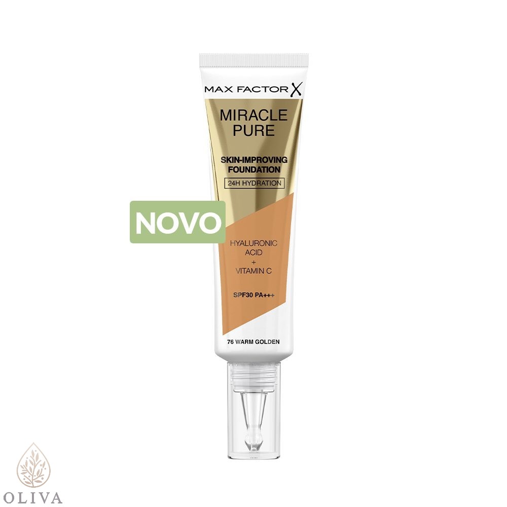 MAX FACTOR MIRACLE PURE SKIN-IMPROVING 76 WARM GOLDEN TEČNI PUDER 30ML