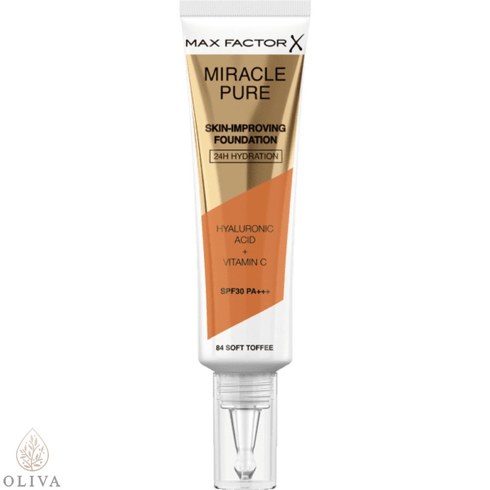 MAX FACTOR MIRACLE PURE SKIN-IMPROVING 84 SOFT TOFFEE TEČNI PUDER 30ML