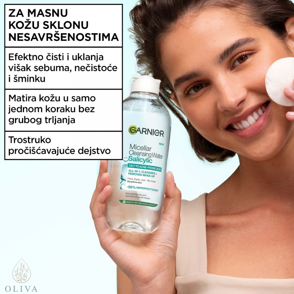GARNIER PURE ACTIVE SALICYLIC MICELARNA VODA 400 ML