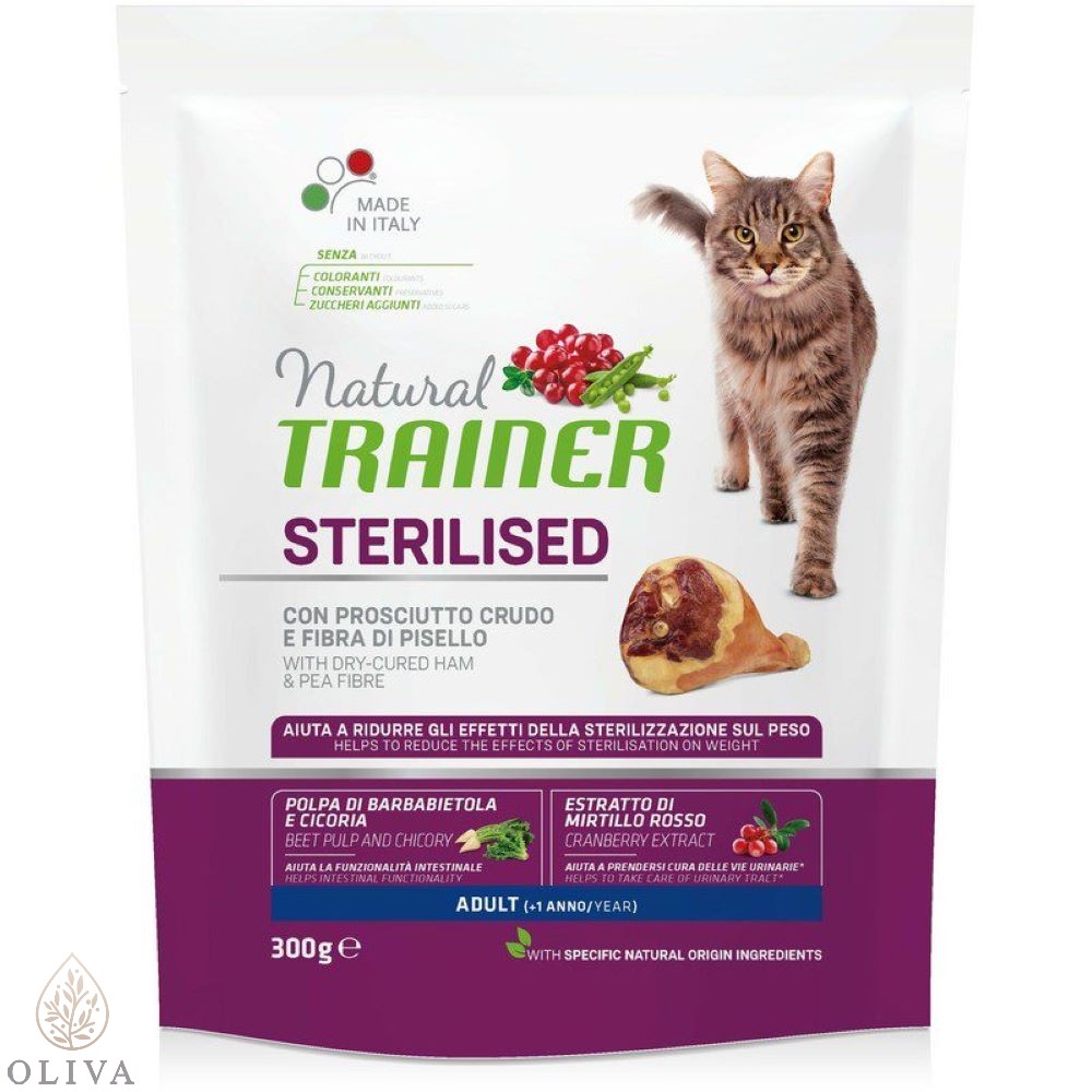 NATURAL TRAINER CAT ŠUNKA ZA ODRASLE STERILISANE MAČKE 300G