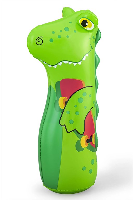 Bestway Vreća za udaranje na naduvavanje Animal, 89 cm, Zelena