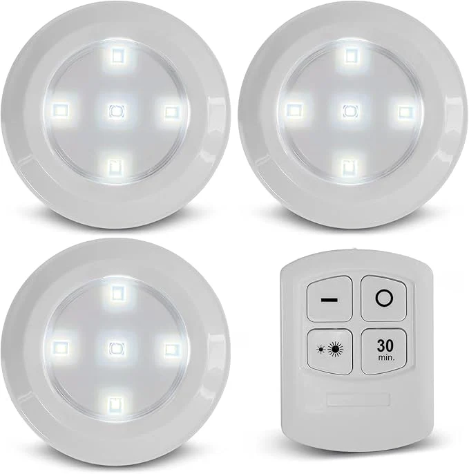 Samolepljiva set od 3 LED svetla sa daljinskim