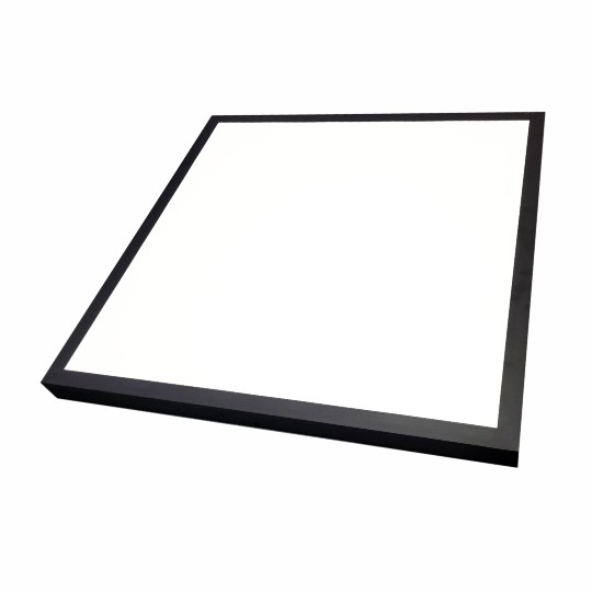 Mitea Nadgradni LED Panel Crni 600x600, 40W, 6500K, Bez Treperenja