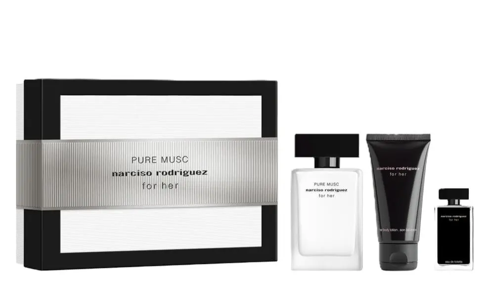 Narciso Rodriguez For Her Pure Musc Set EDP 50ml + Body Lotion 50ml + Shower Gel 50ml
