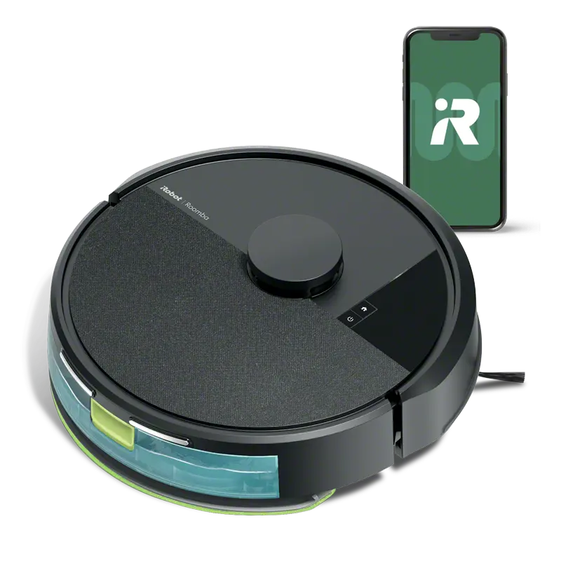 iRobot Robot usisivač Roomba 105 Combo, ClearView LiDAR navigacija, Crni