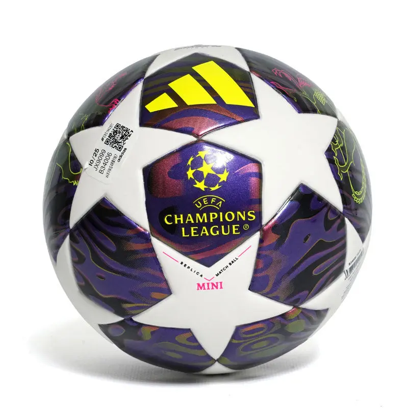Adidas Fudbalska lopta UEFA Champions League Final Mini, Belo-crna