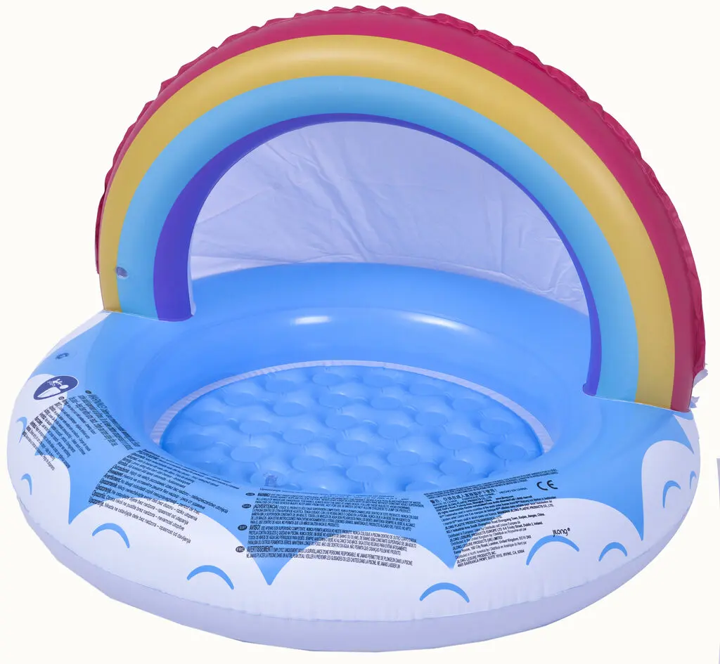 Jilong Bazen za bebe sa nadstrešnicom Rainbow, 95x66cm