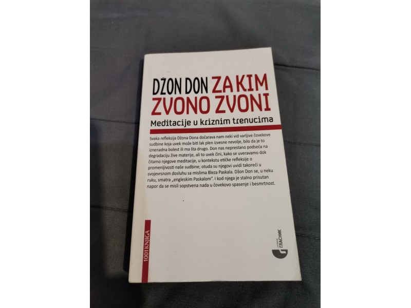 Džon Don, ZA KIM ZVONO ZVONI