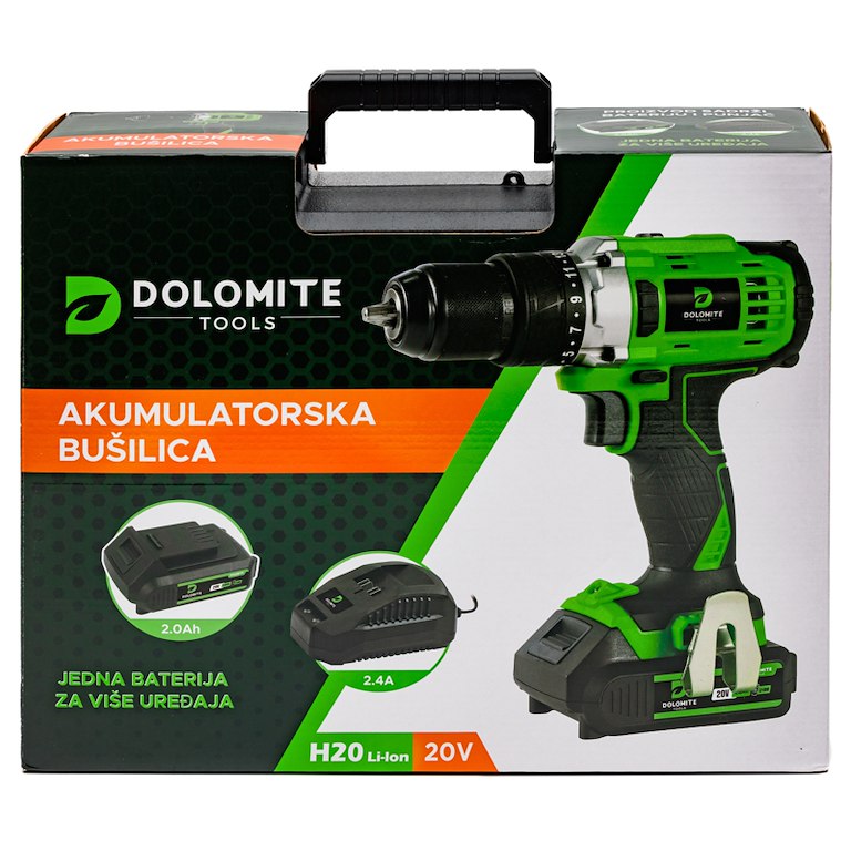 AKUMULATORSKA BUŠILICA 20V 40N.M BC DOLOMITE