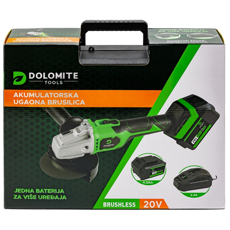 AKUMULATORSKA UGAONA BRUSILICA BRUSHLESS 20V BRUSHLESS BC DOLOMITE