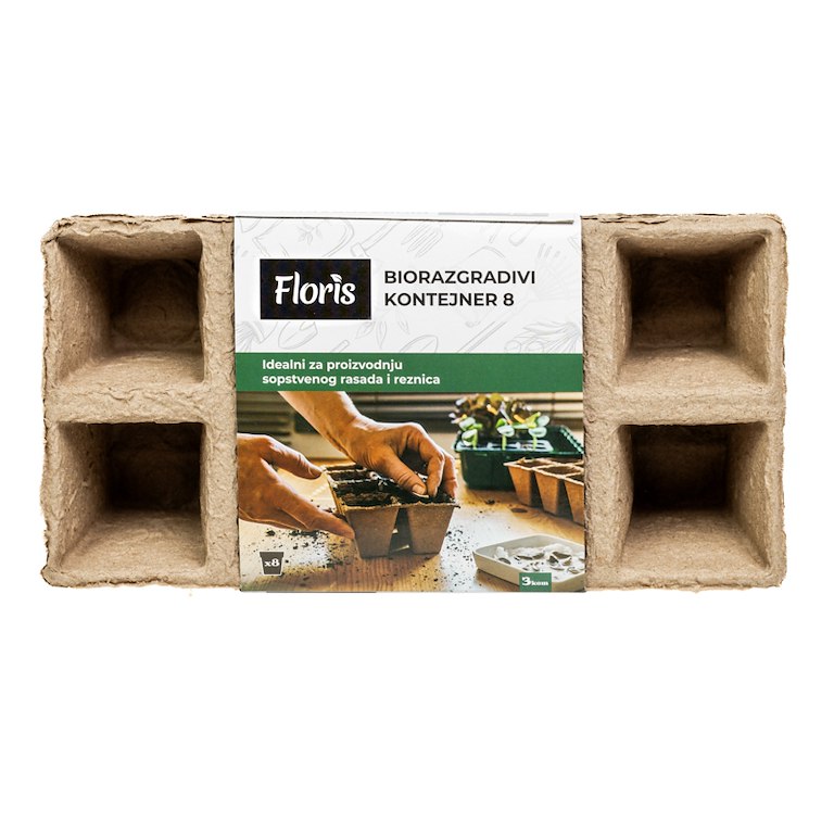 FLORIS- BIORAZGRADIVI KONTEJNER ☐ 8, 24X12X7 (3KOM)