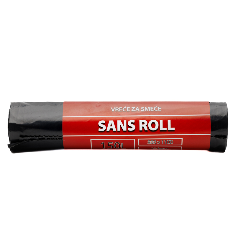 VREĆE ZA SMEĆE 150L 800X1100 (20 ROLNI PO 10 KOM)
