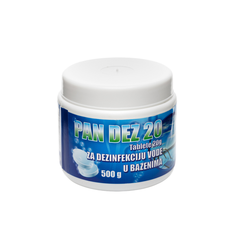 PANDEZ HLORNE TABLETE ZA BAZENE 500G (25 TBL X 20GR )