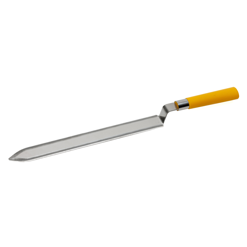 NOŽ ZA OTVARANJE SAĆA 39.5 CM, NAZUBLJENO SEČIVO, INOX