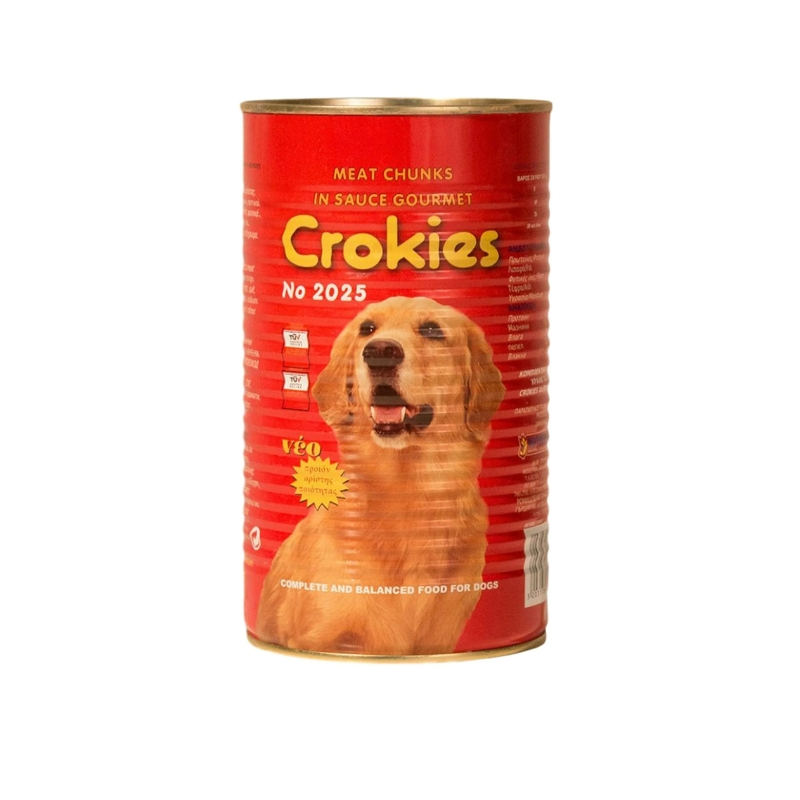 CROKIES KONZERVA ZA PSE - GOVEDINA 1250G (2025)