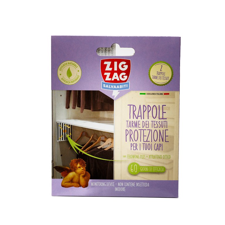 ZIG ZAG ČUVAR GARDEROBE PROTIV MOLJACA-2 ZAMKE