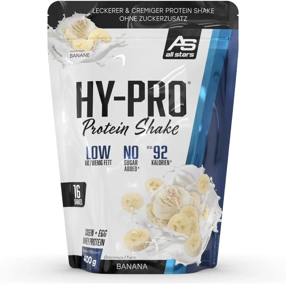 ALL STARS Hy-Pro Protein shake, Banana, 400g
