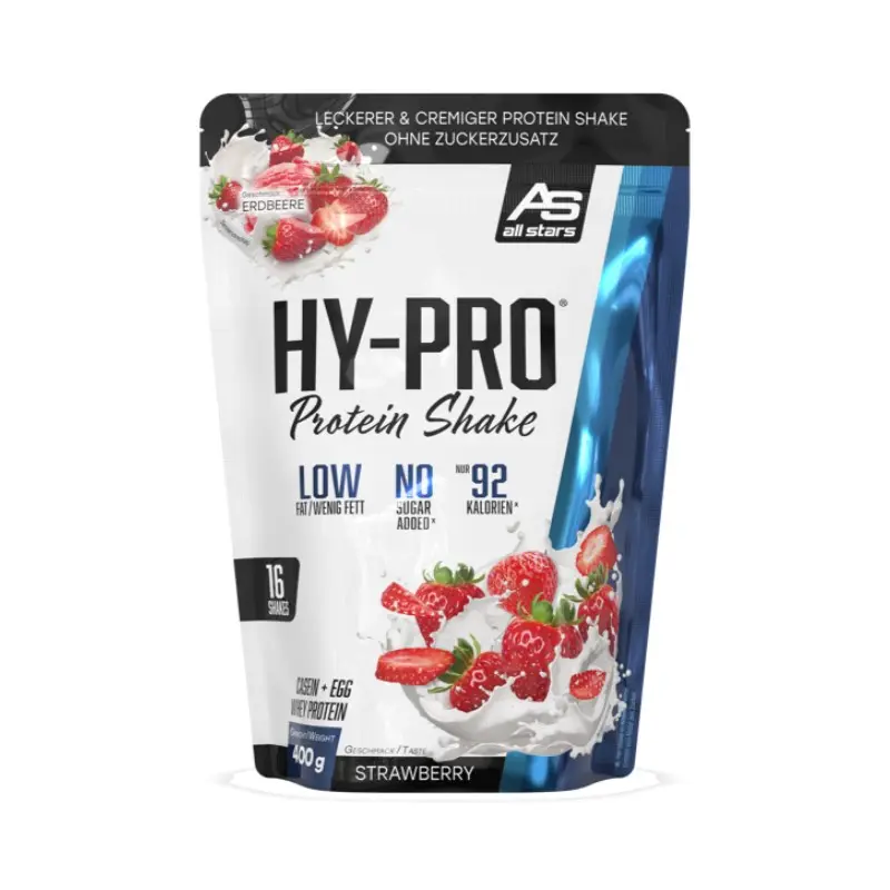 ALL STARS Hy-Pro Protein shake, Jagoda, 400g