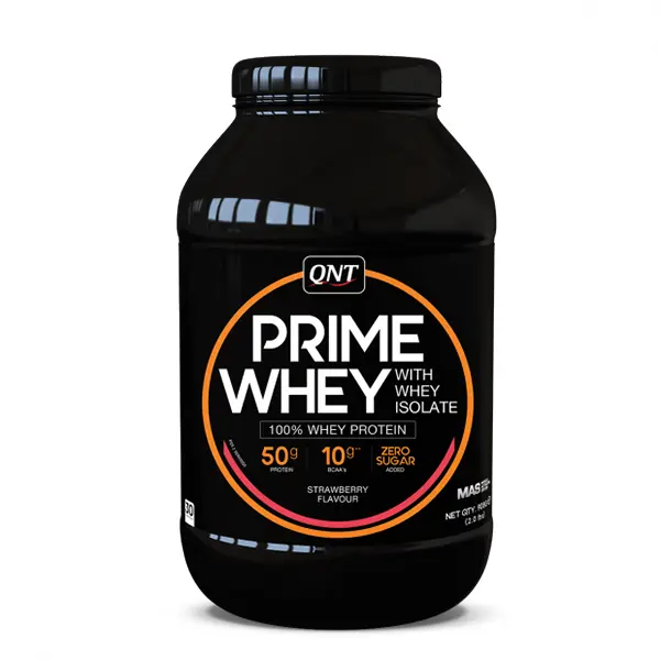 Qnt Prime Whey protein, Jagoda, 908g