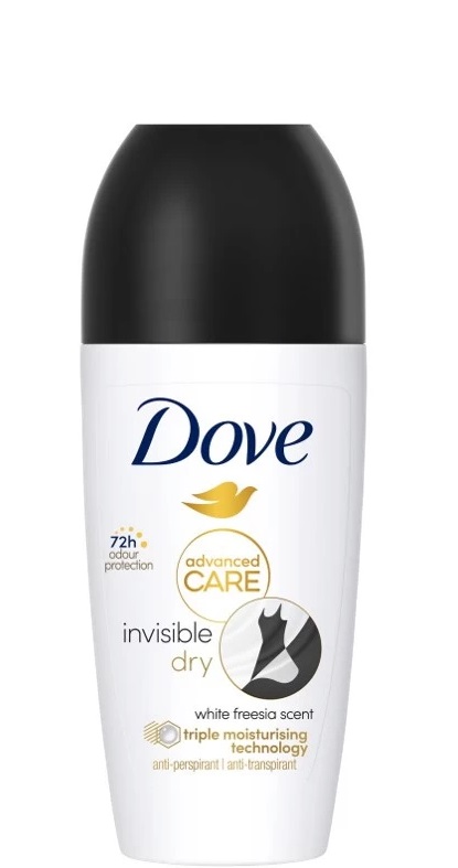 DOVE ROLL ON INVISIBLE DRY 50ML