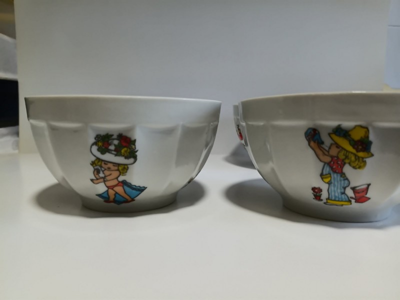 Porcelanske činije Zaječar 4 komada
