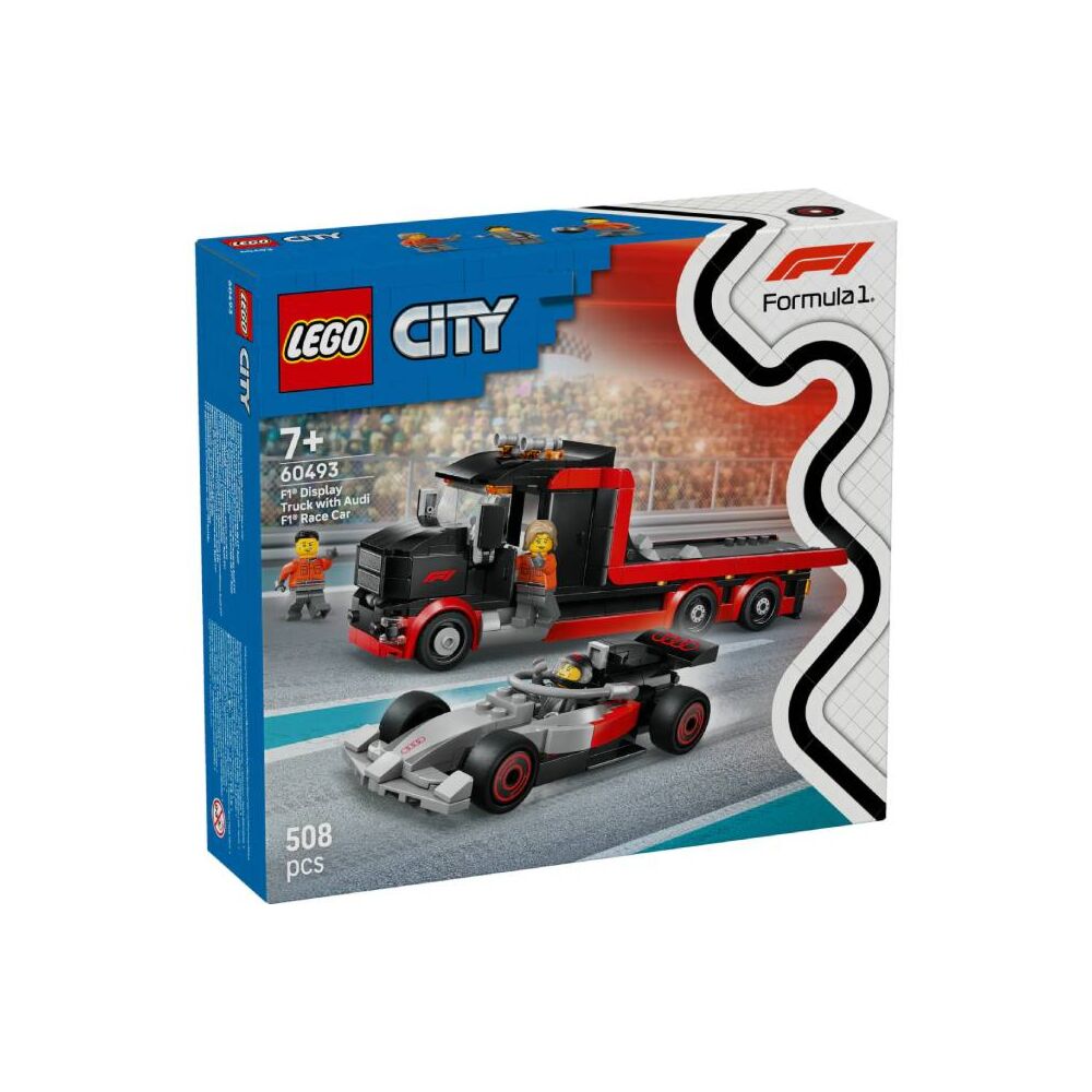LEGO F1® kamion za izlaganje sa Audi F1® trkačkim automobilom LE60493