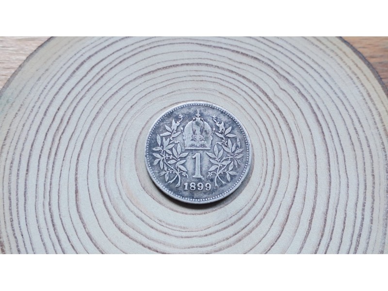 AUSTRIA 1 CORONA 1899 GODINA SREBRO