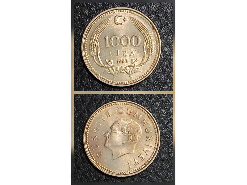 Turska – 1000 Lira 1993