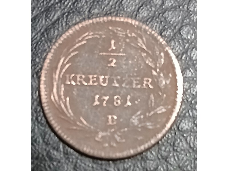 Kreutzer 1761 E – Habsburška Monarhija - Austrija